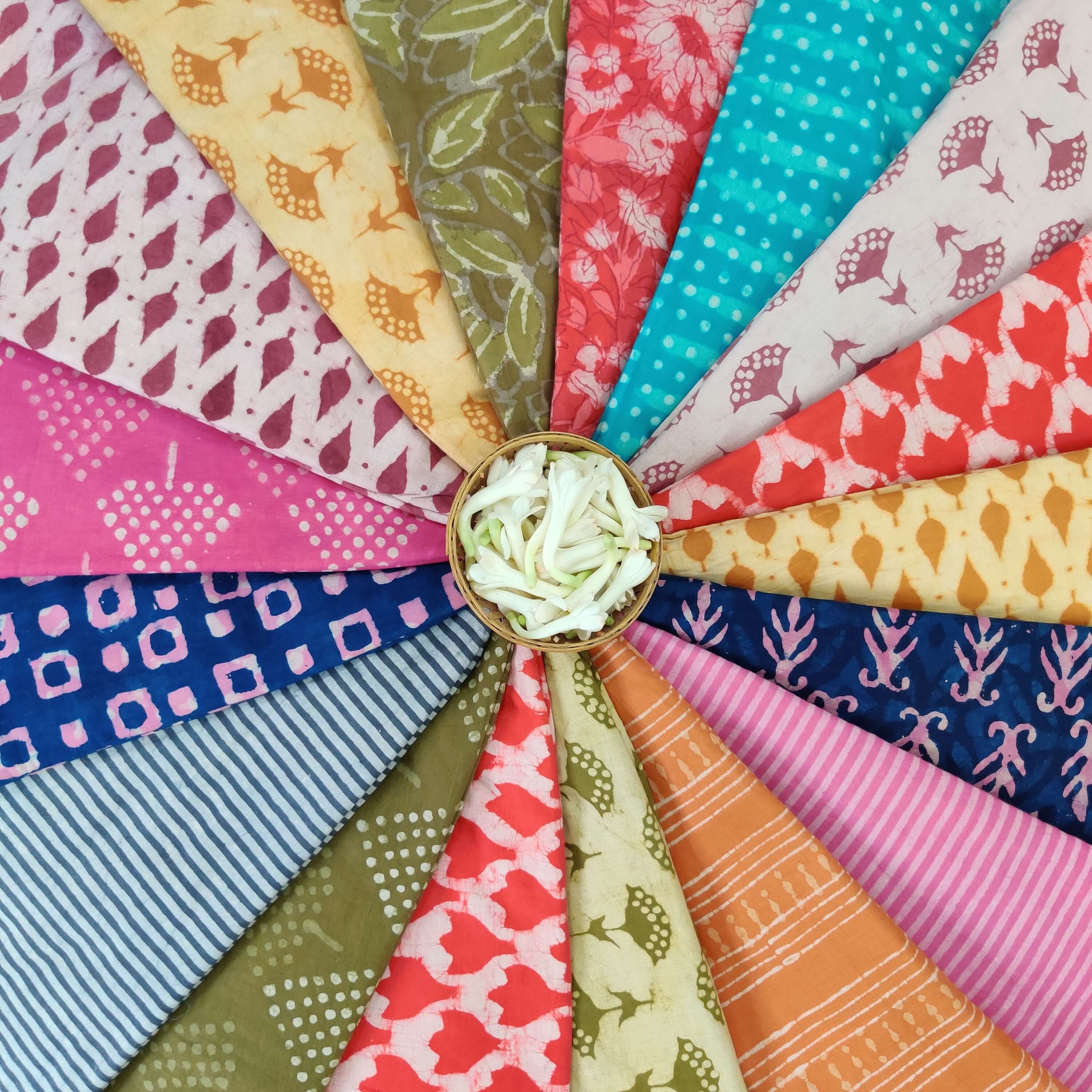 Dabu Fabrics – Buy Online Dabu Fabrics, Dabu Cotton Hand Block Print ...