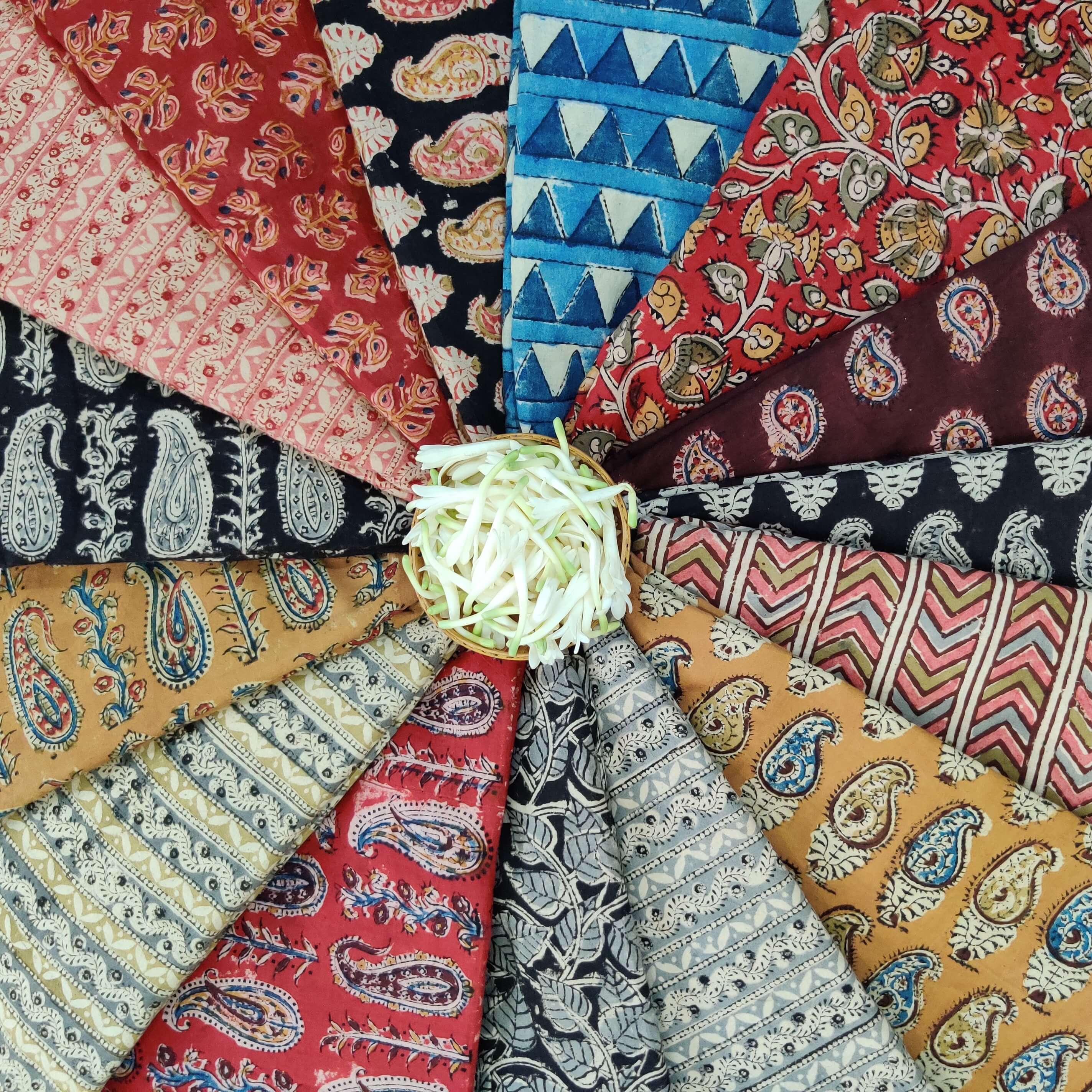 Kalamkari Fabrics – Buy Online Kalamkari Fabrics, Kalamkari Cotton Hand ...