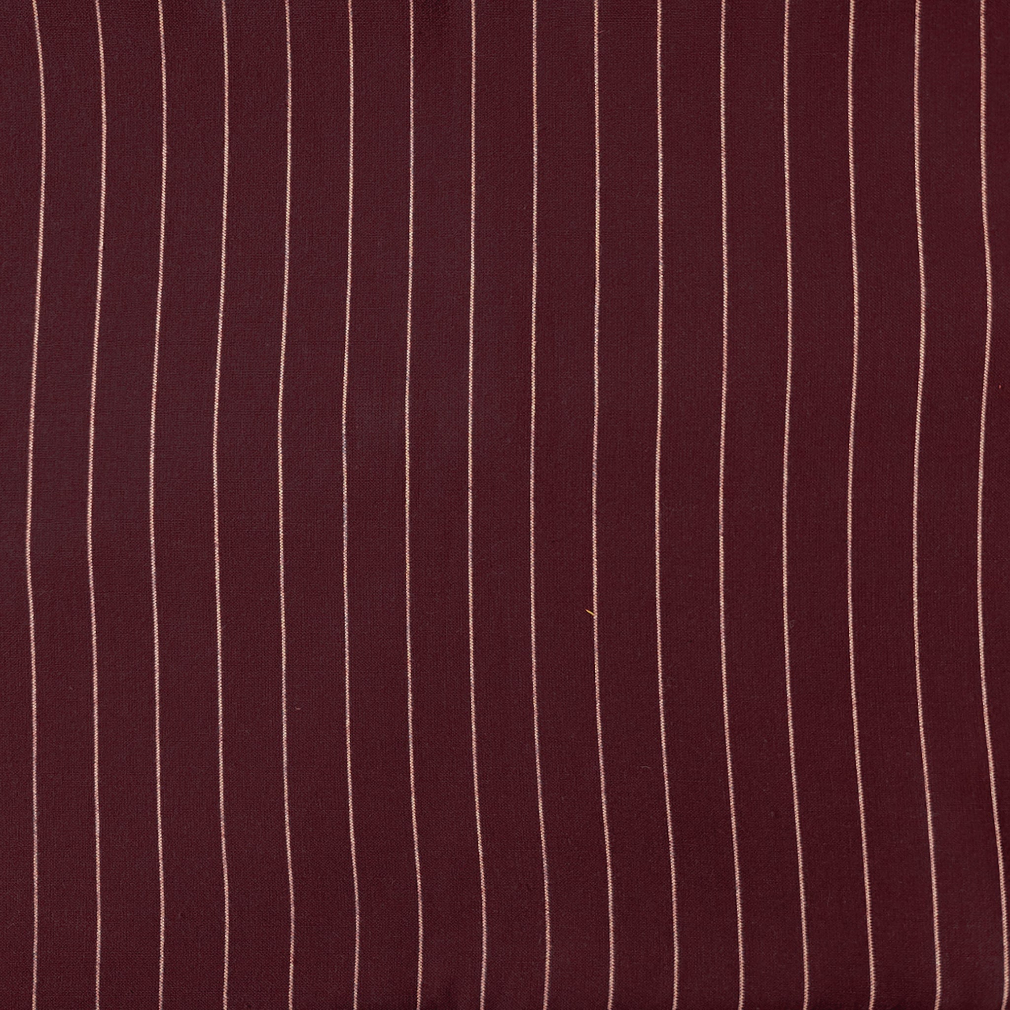 Pure Cotton Handloom Dark Maroon With White Stripes Hand Woven Fabric ...