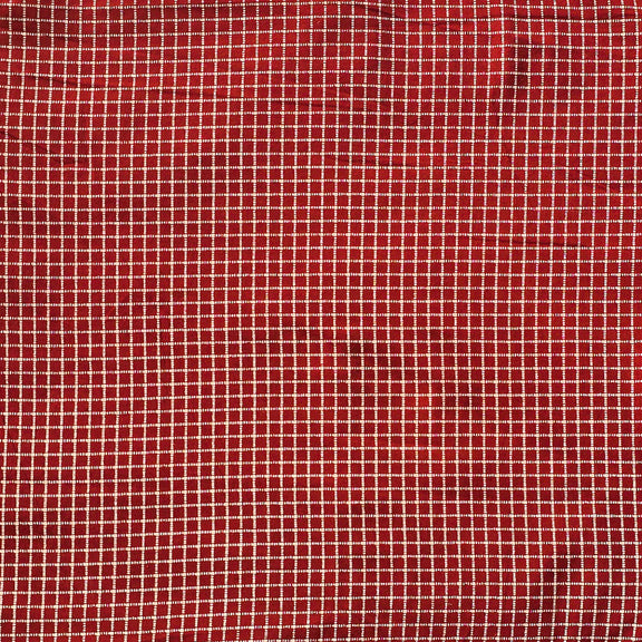Pure Cotton screen print Maroon With White Fabric – Sanskruti