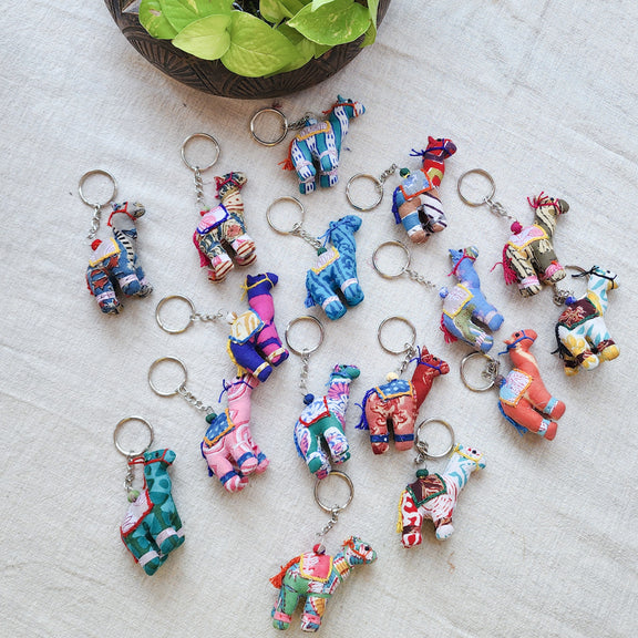 Handmade Camel Key Chains (Assorted) – Sanskruti