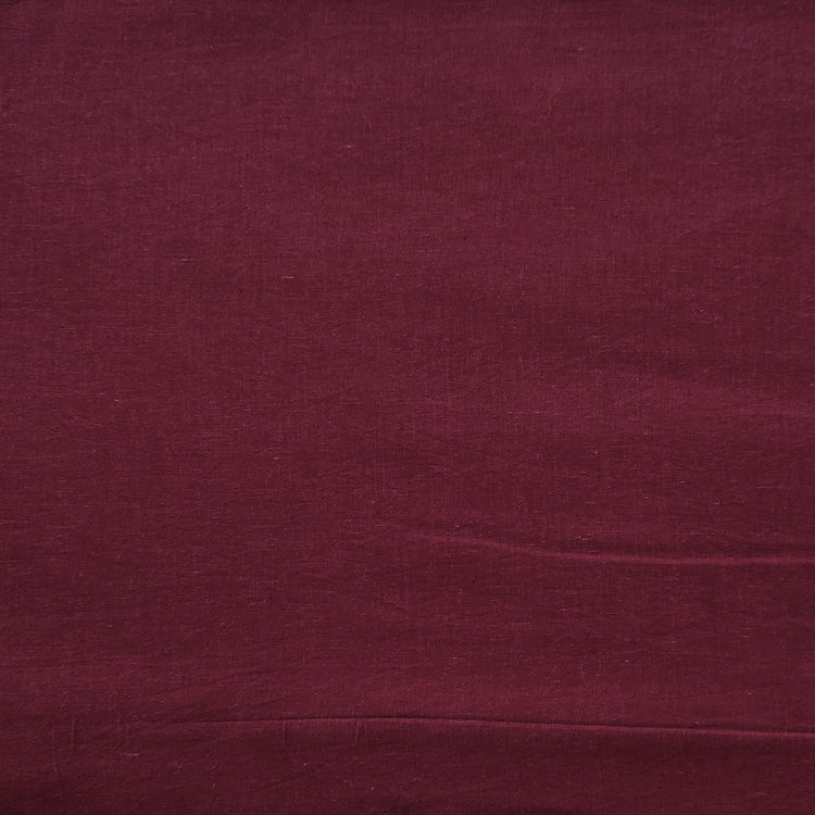 Pure Cotton Dabu Plain Maroon Hand Block Print Fabric – Sanskruti