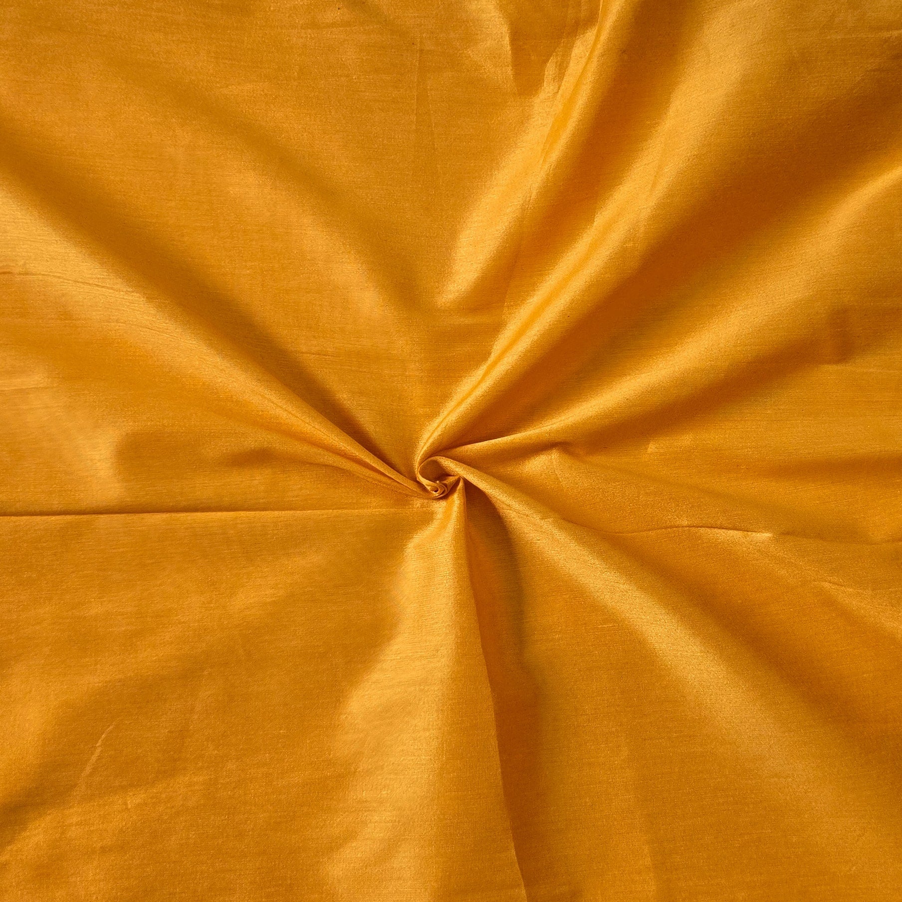 ( Pre-Cut 1.10 Meter) Cotton Silk - Yellow Fabric – Sanskruti