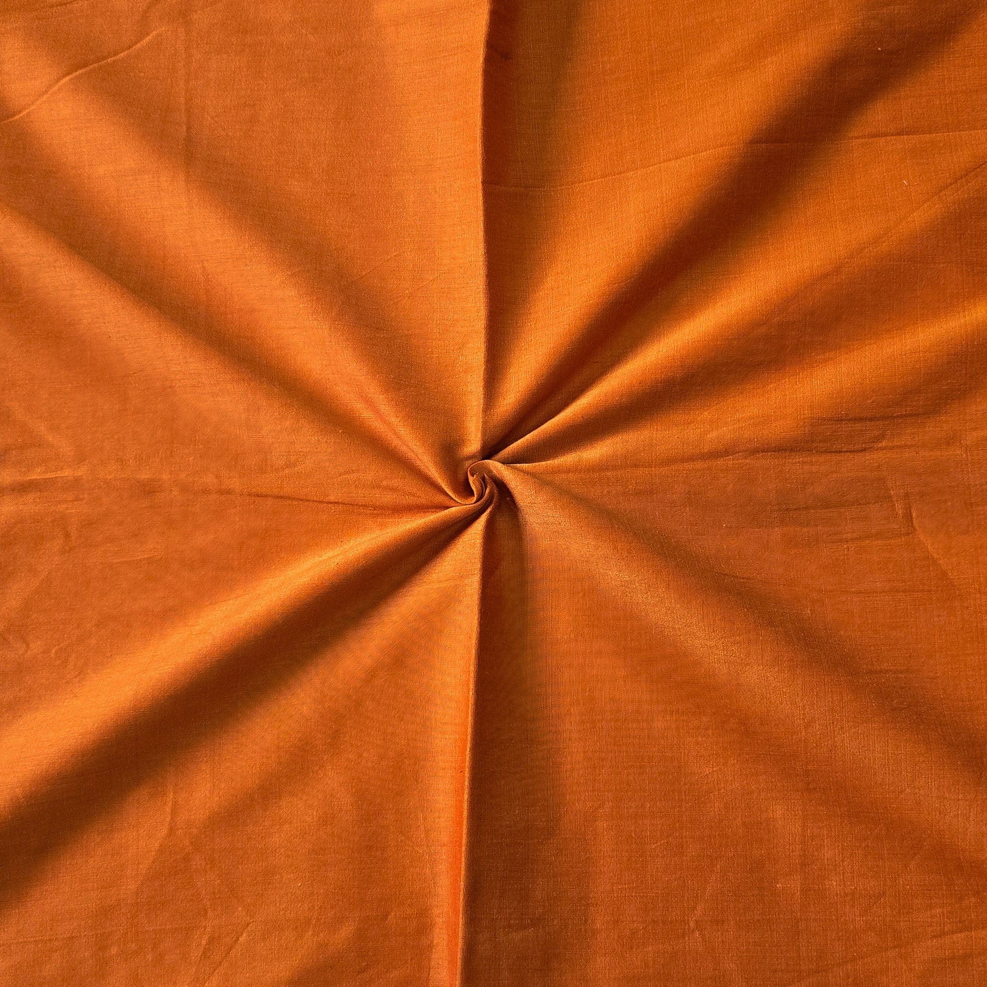 Cotton Silk - Light Orange Fabric – Sanskruti