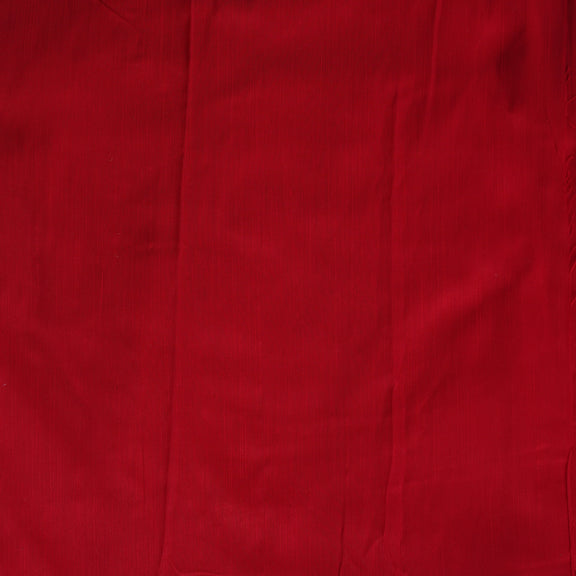 Cotton Silk Red Plain Fabric – Sanskruti