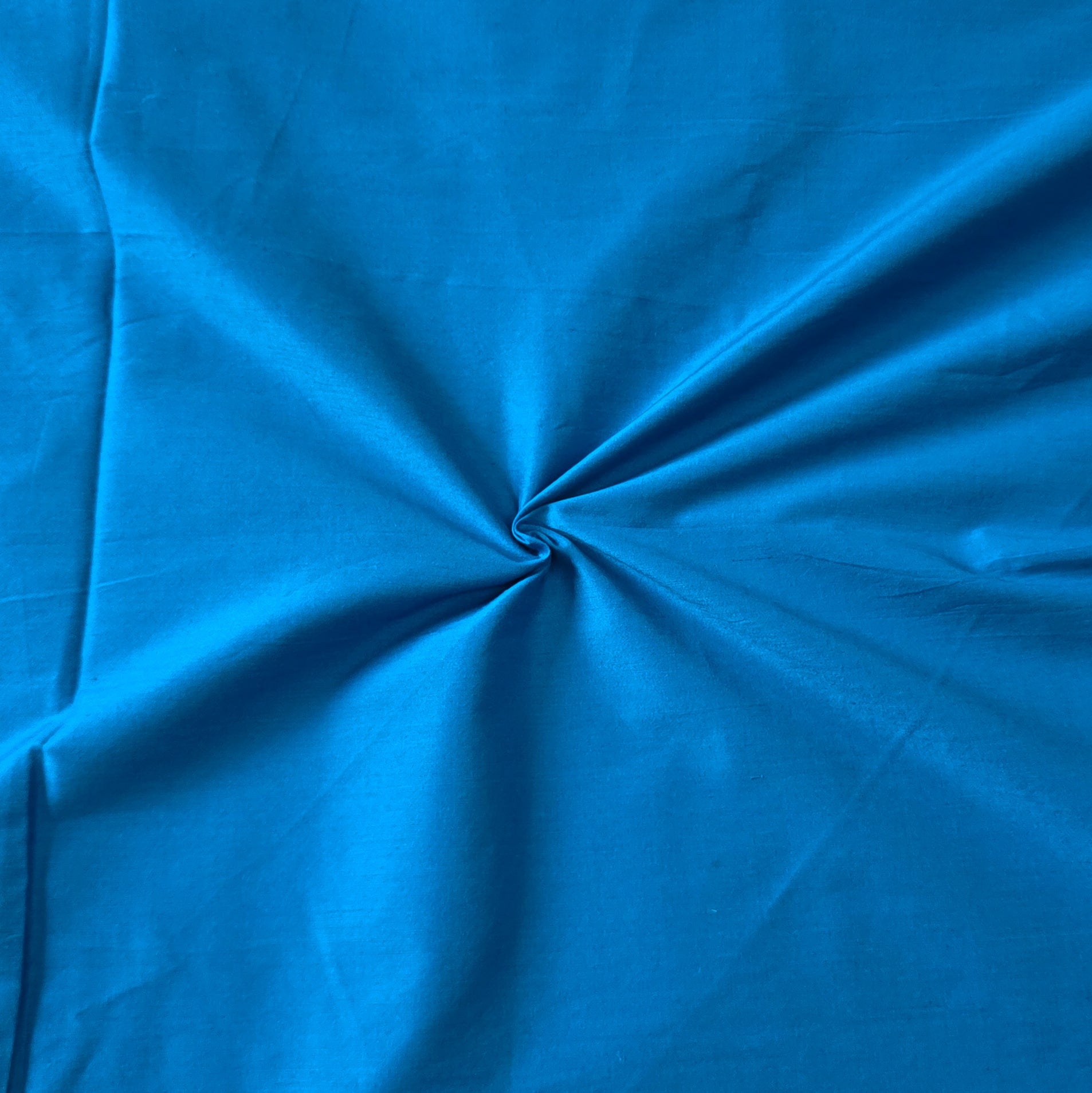 Cotton Silk - Sky Blue Fabric – Sanskruti