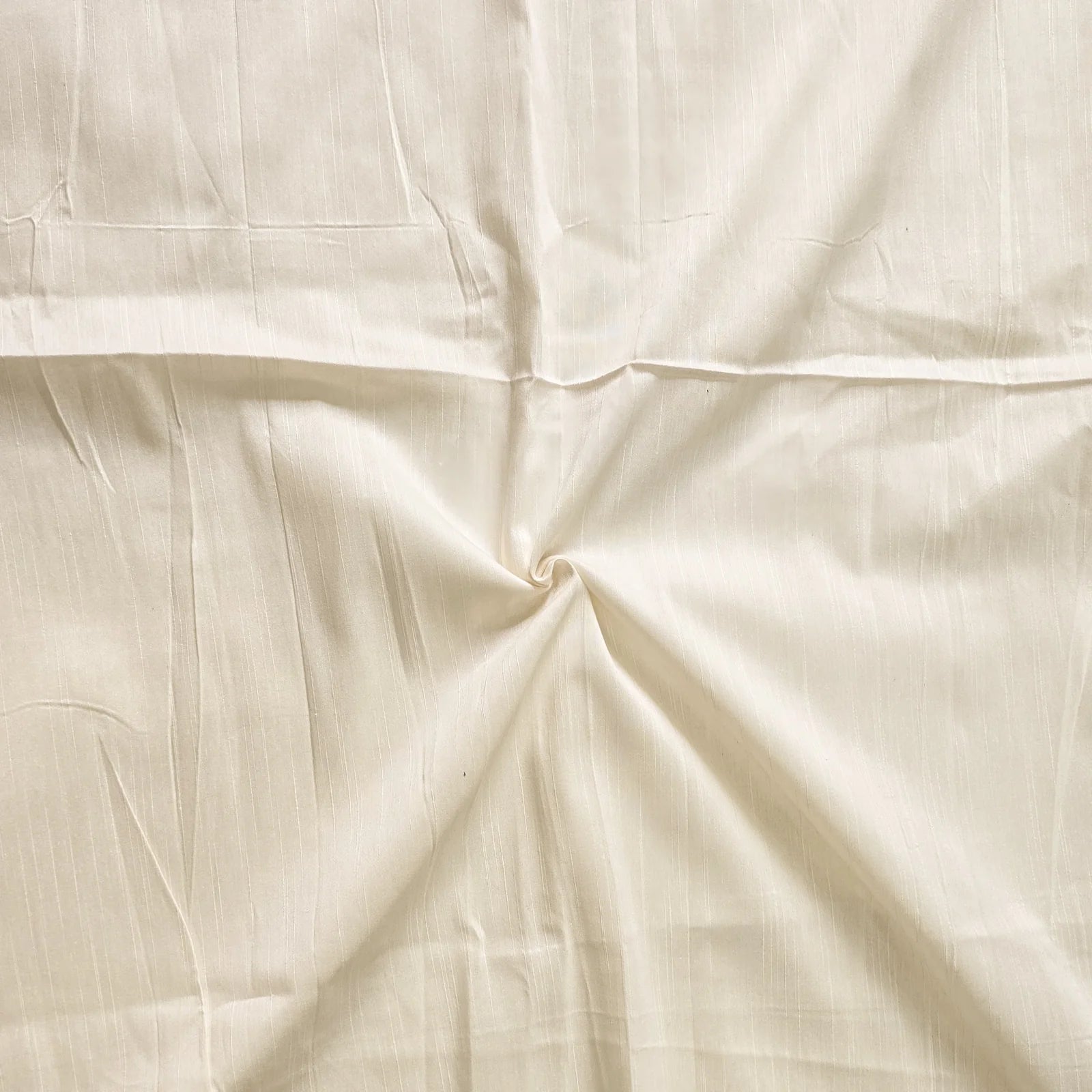 ( PRE-CUT 1 METER ) Cotton Silk - White Fabric – Sanskruti