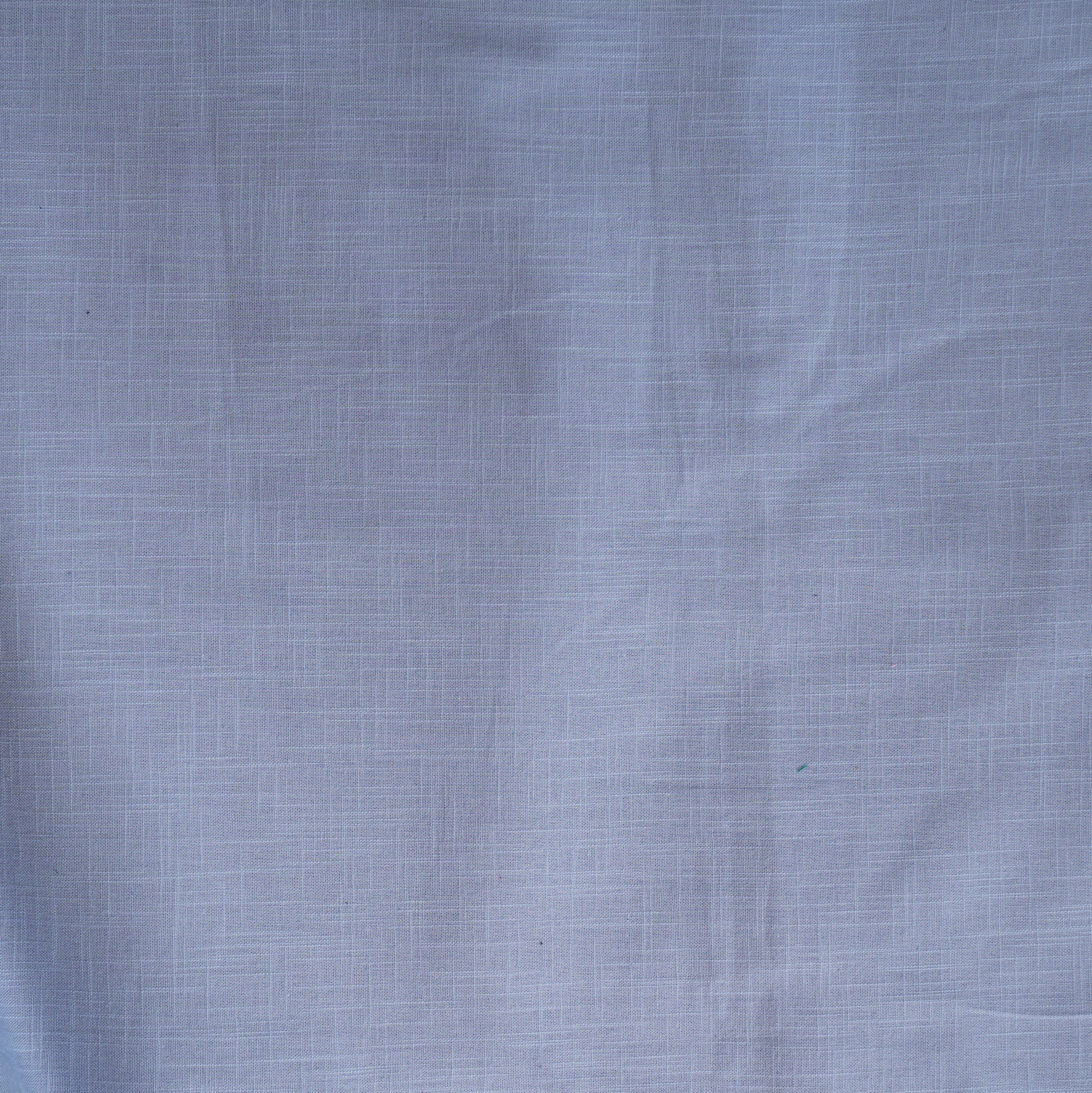 Pure Slub Cotton Powder Blue Green Fabric – Sanskruti