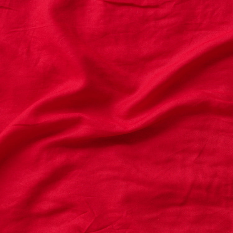 Rayon Red Plain Fabric – Sanskruti