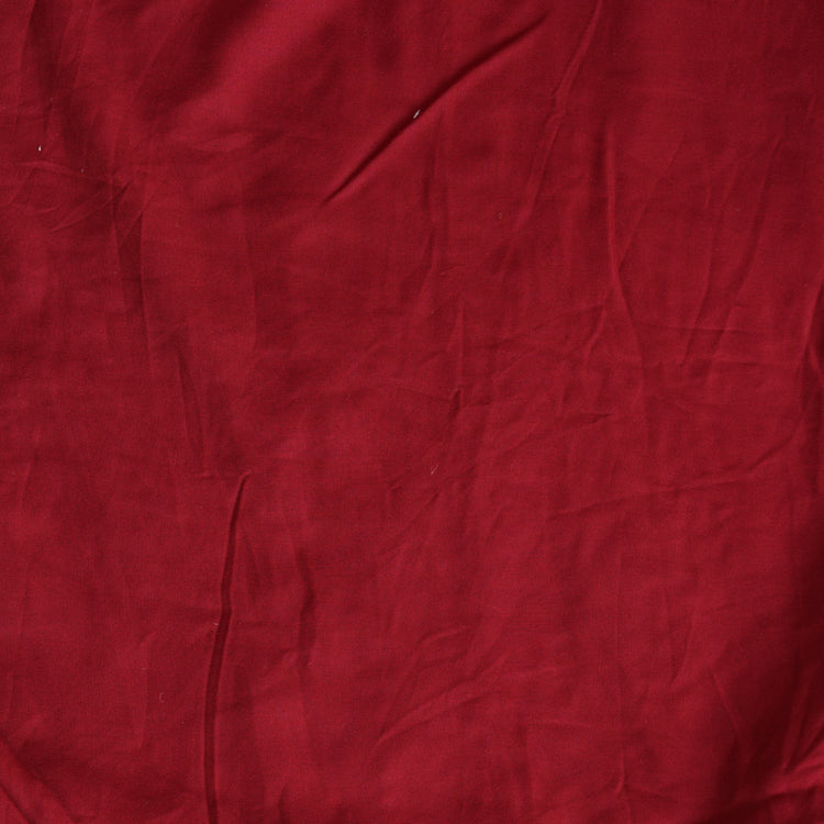 (Pre- Cut 2.30 Meter) Rayon Marron Plain Fabric – Sanskruti