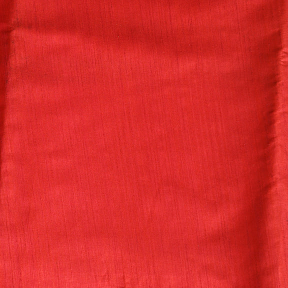 Cotton Silk Red Plain Fabric – Sanskruti
