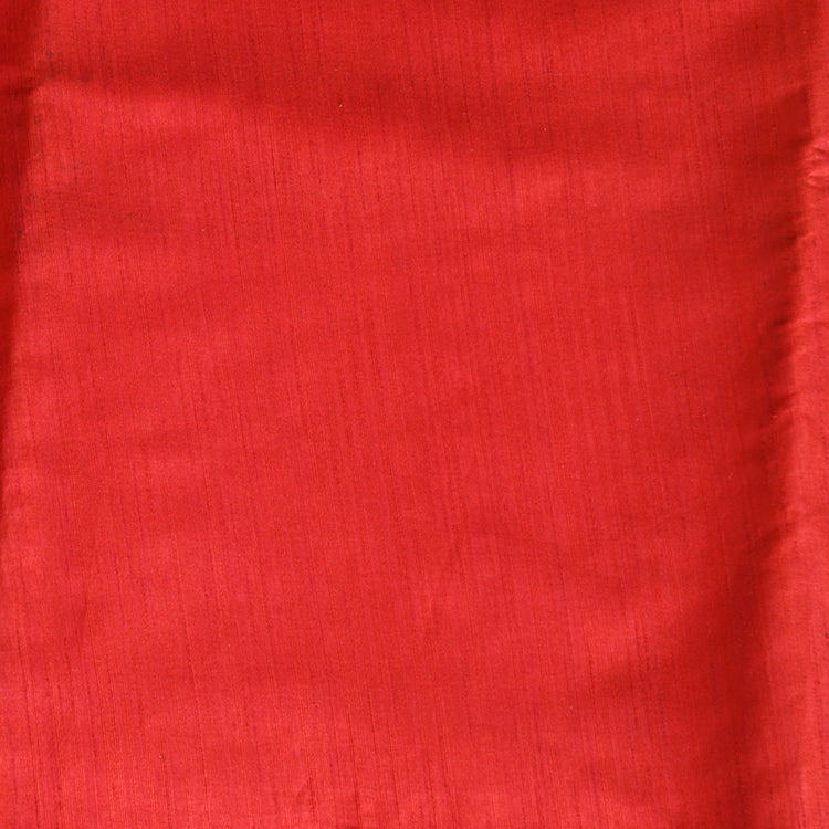 Cotton Silk Red Plain Fabric – Sanskruti