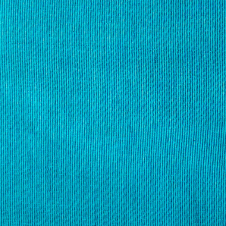 Pure Cotton Sky Blue With Fine Stripes Fabric – Sanskruti