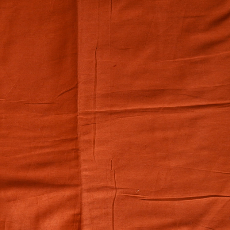Satin Cotton Rust Orange Fabric – Sanskruti