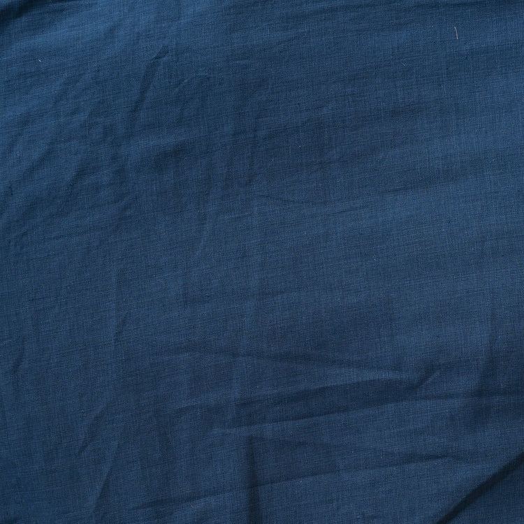 Pure Cotton Handloom Plain Textured Blue Fabric – Sanskruti