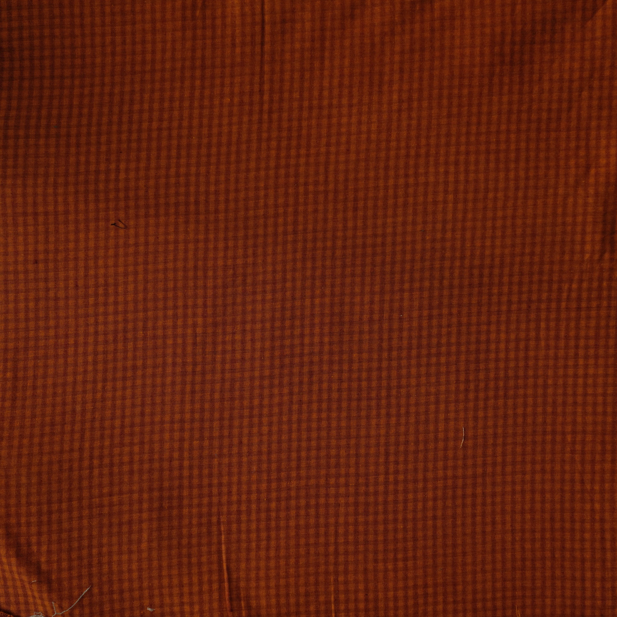 Pure Cotton Handloom Brown With Maroon checks Hand Woven Fabric – Sanskruti