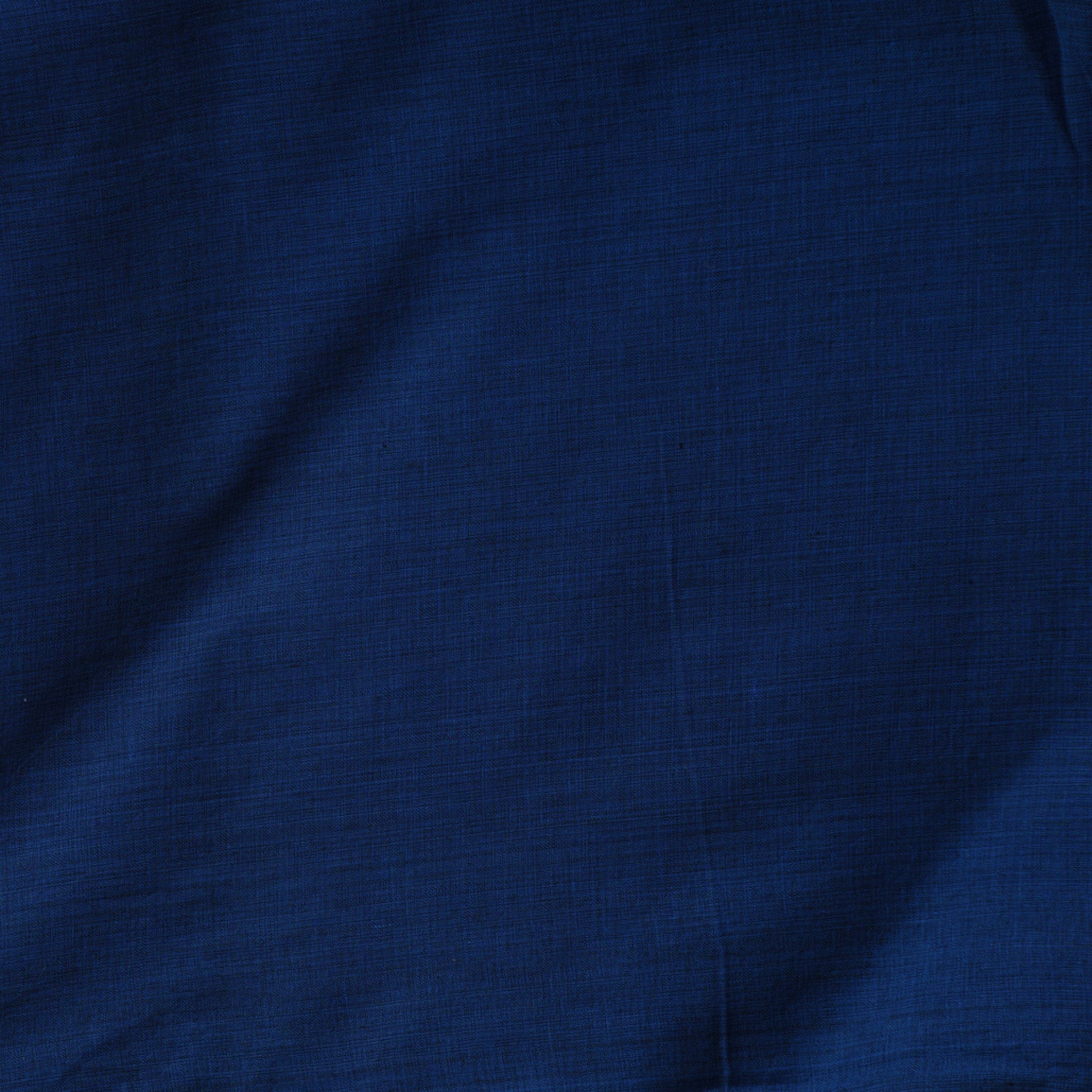 Pure Cotton Handloom Texture Dark Blue Fabric – Sanskruti