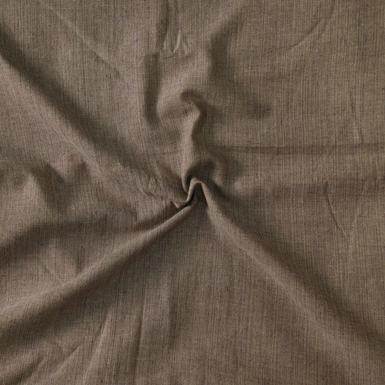 Pure Cotton Plain Handloom Sandy Maroon Brown – Sanskruti
