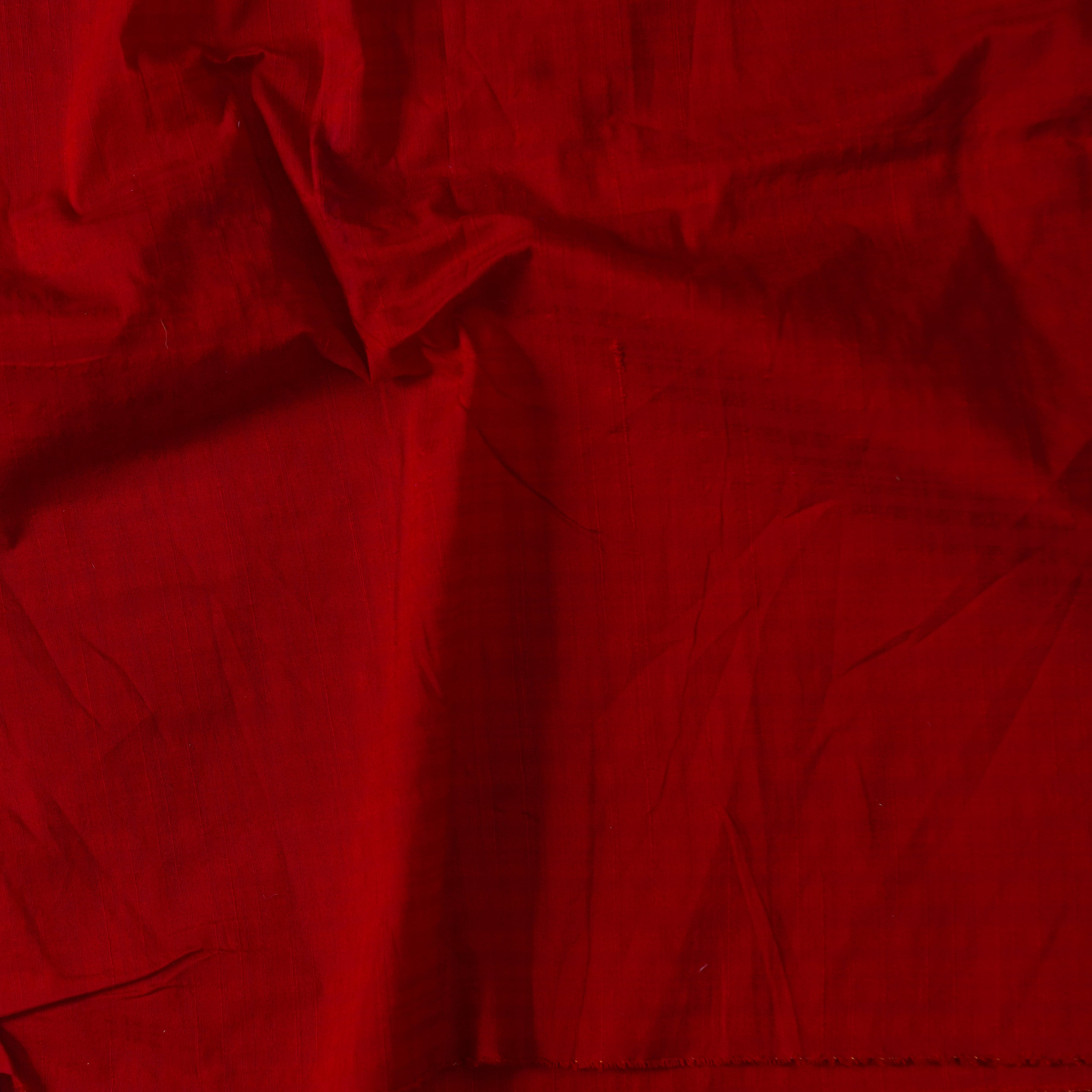 Dupion Cotton Silk Red Fabric – Sanskruti