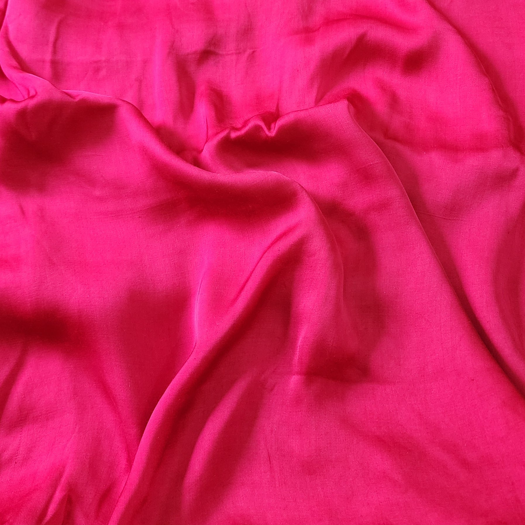 Modal Silk Plain Pink Fabric – Sanskruti