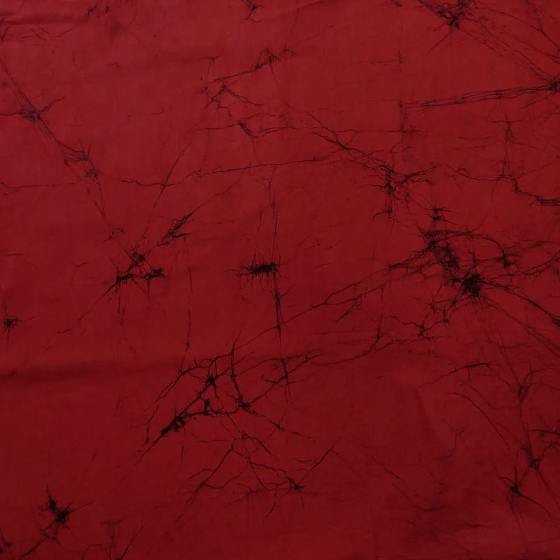 ( PRE-CUT 85 CM ) Pure Cotton Batik Red – Sanskruti
