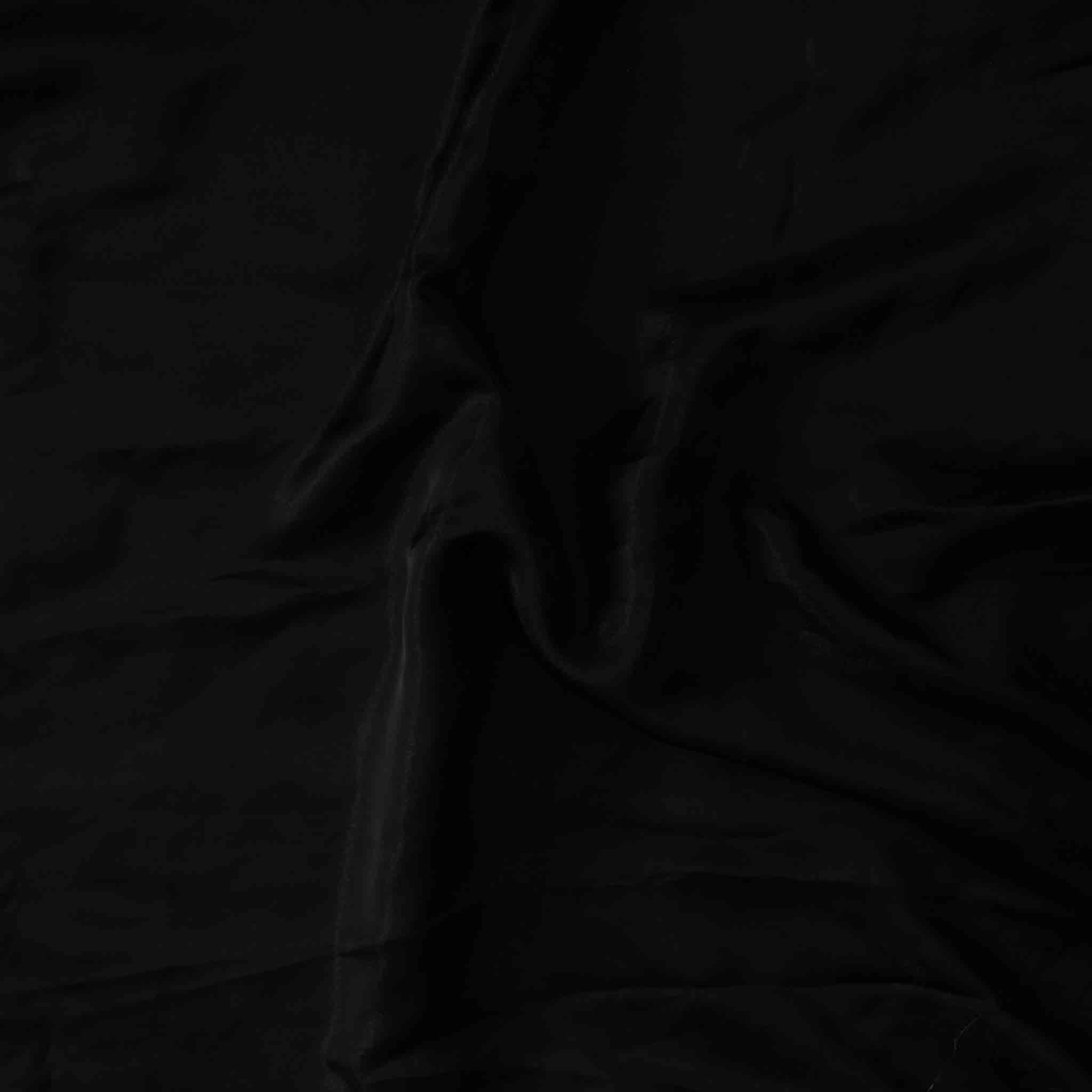 Paper Silk Black Flowy Fabric – Sanskruti