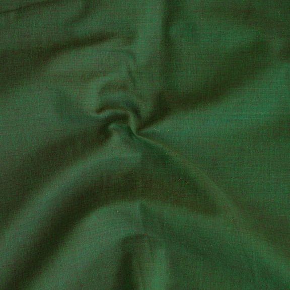 Pure South Cotton Pine Green Colour Fabric – Sanskruti