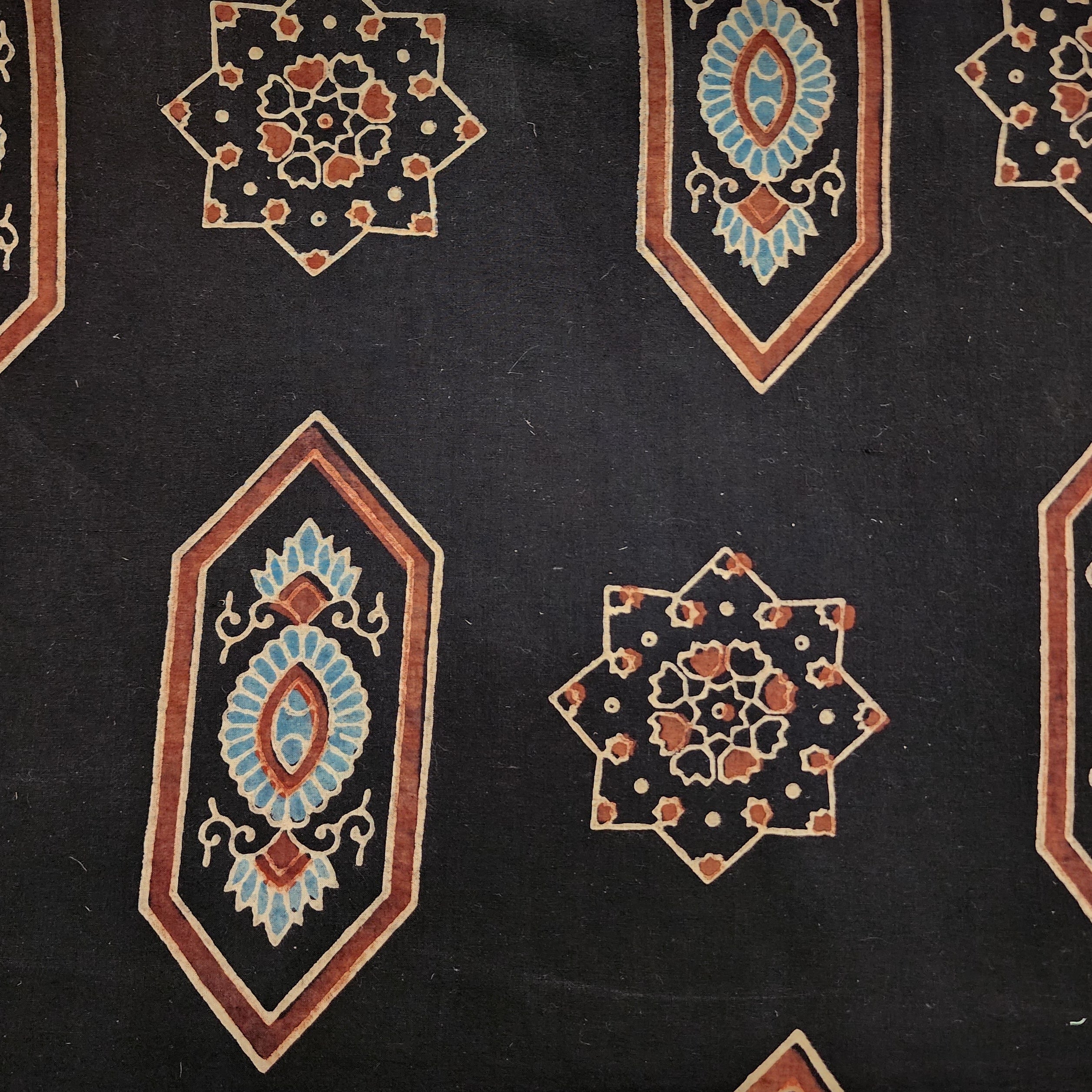 Ajrak Fabrics – Buy Online Ajrak Fabrics, Ajrak Cotton Hand Block Print Fabrics Page 3 - Sanskruti