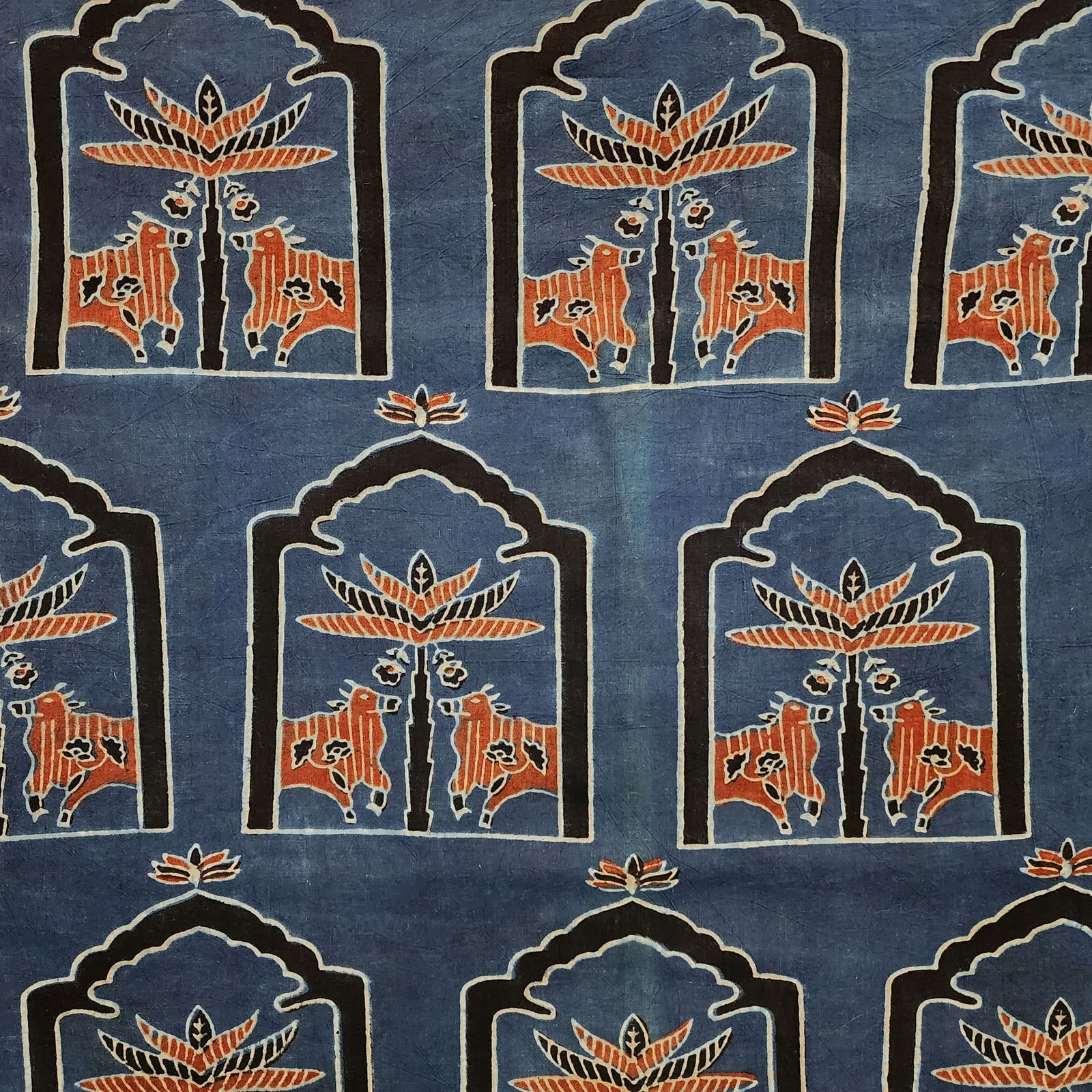Ajrak Fabrics – Buy Online Ajrak Fabrics, Ajrak Cotton Hand Block Print ...