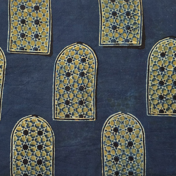Ajrak Fabrics – Buy Online Ajrak Fabrics, Ajrak Cotton Hand Block Print Fabrics – Sanskruti