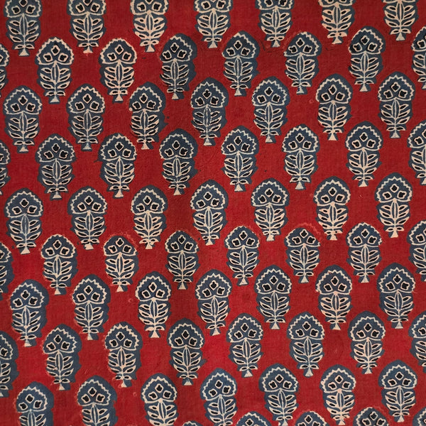 Ajrak Fabrics – Buy Online Ajrak Fabrics, Ajrak Cotton Hand Block Print Fabrics – Sanskruti