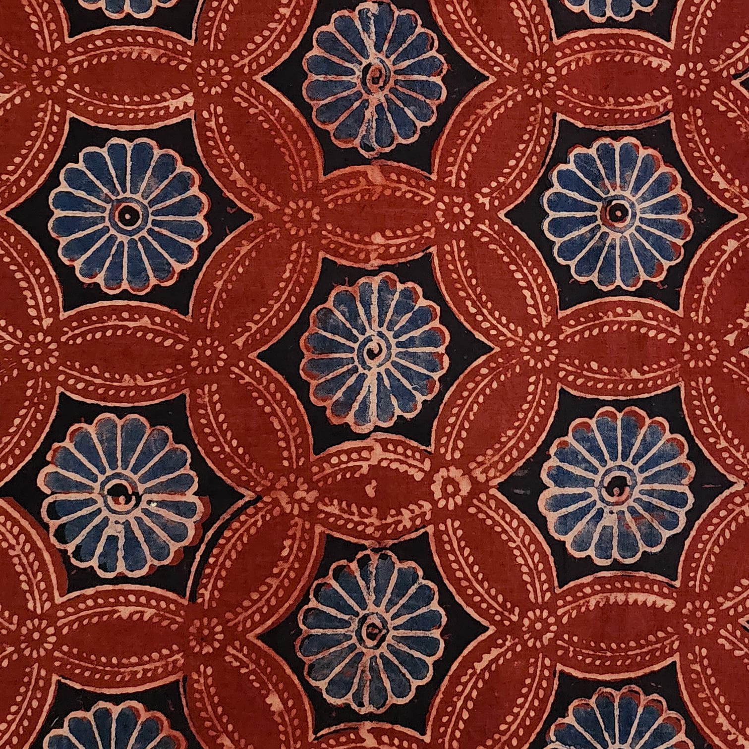 Ajrak Fabrics – Buy Online Ajrak Fabrics, Ajrak Cotton Hand Block Print ...