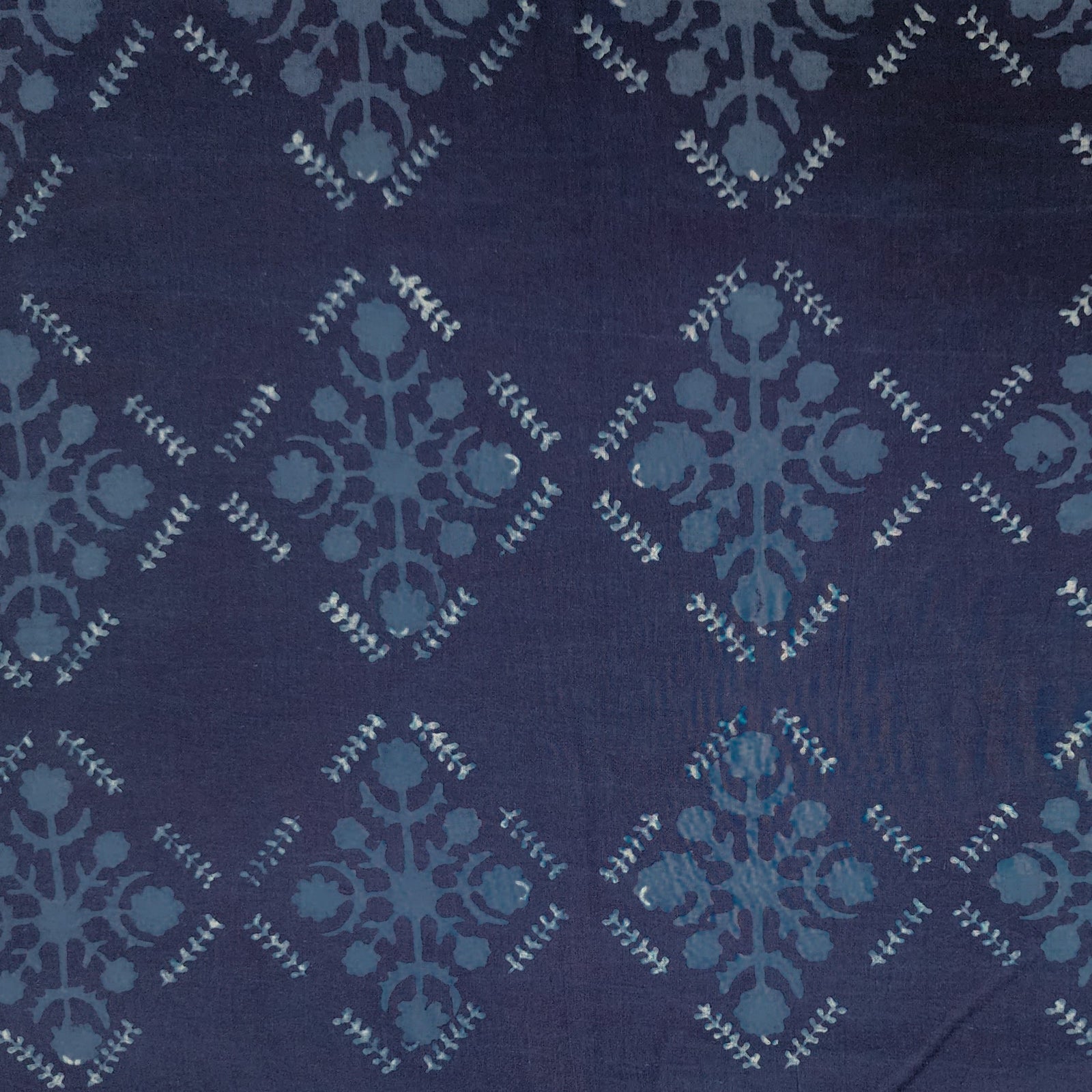 Indigo Fabrics – Buy Online Indigo Fabrics, Indigo Cotton Hand Block ...