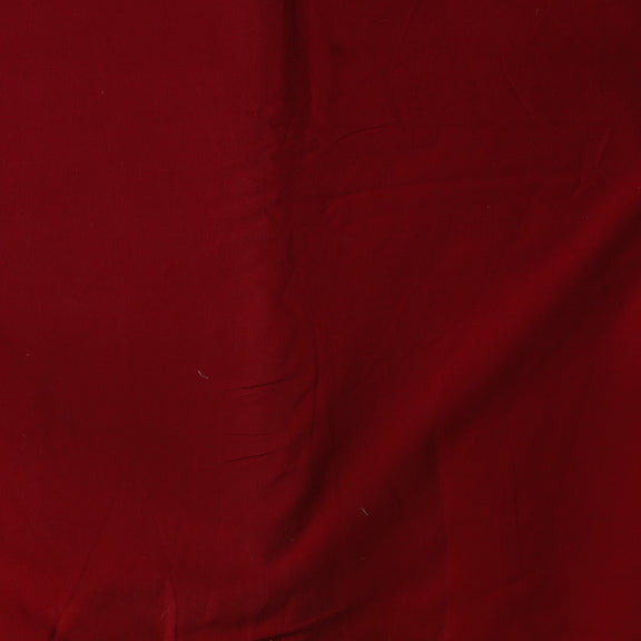 Pure Cotton Gamthi Red Plain Fabric – Sanskruti