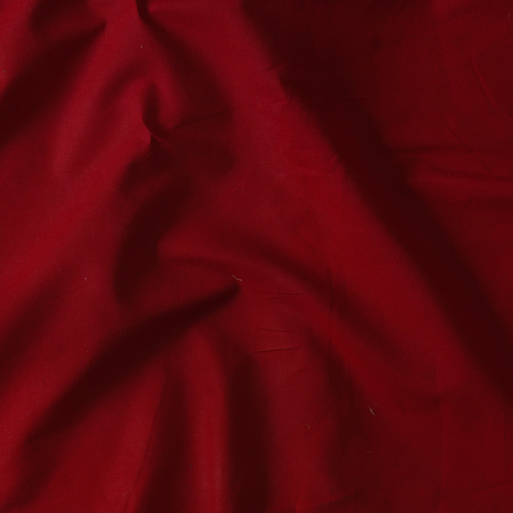 (Pre-Cut 1.45 Meter ) Pure Cotton Gamthi Red Plain Fabric – Sanskruti