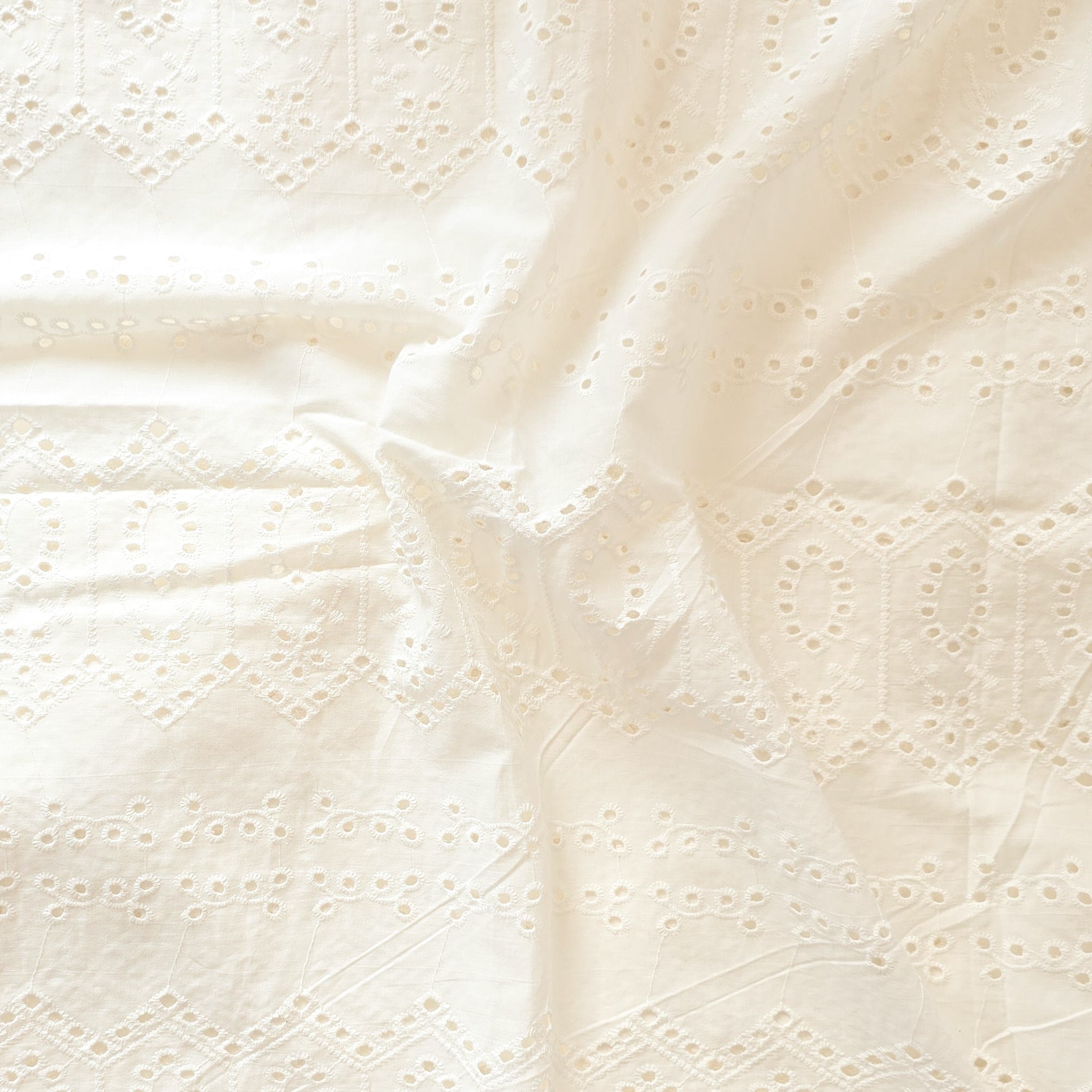 Pure Cotton Hakoba Off White Border Design All Over Fabric – Sanskruti