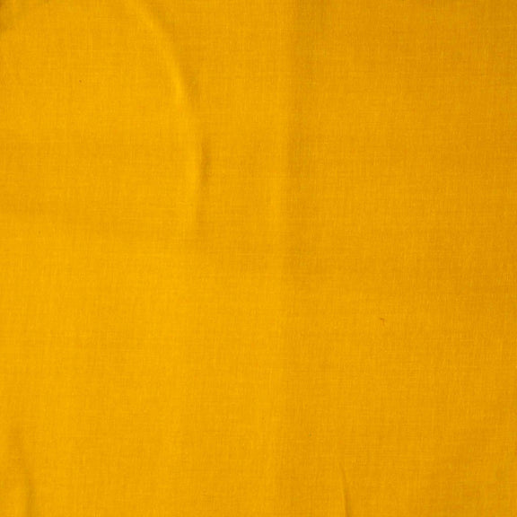 ( Pre-Cut 1.25 Meter ) Pure Cotton Plain Mustard Hand Woven Fabric ...