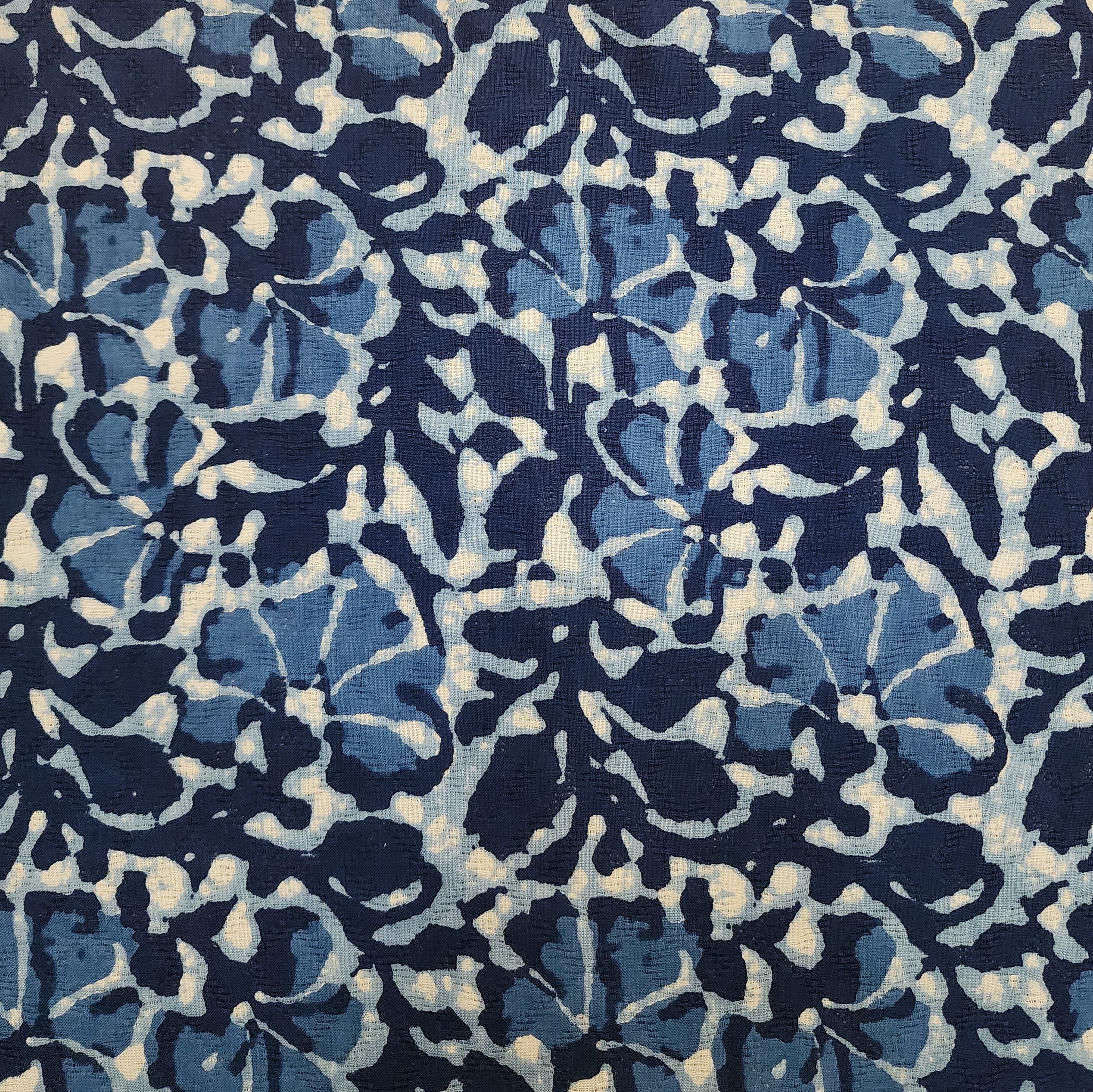 Indigo Fabrics – Buy Online Indigo Fabrics, Indigo Cotton Hand Block ...