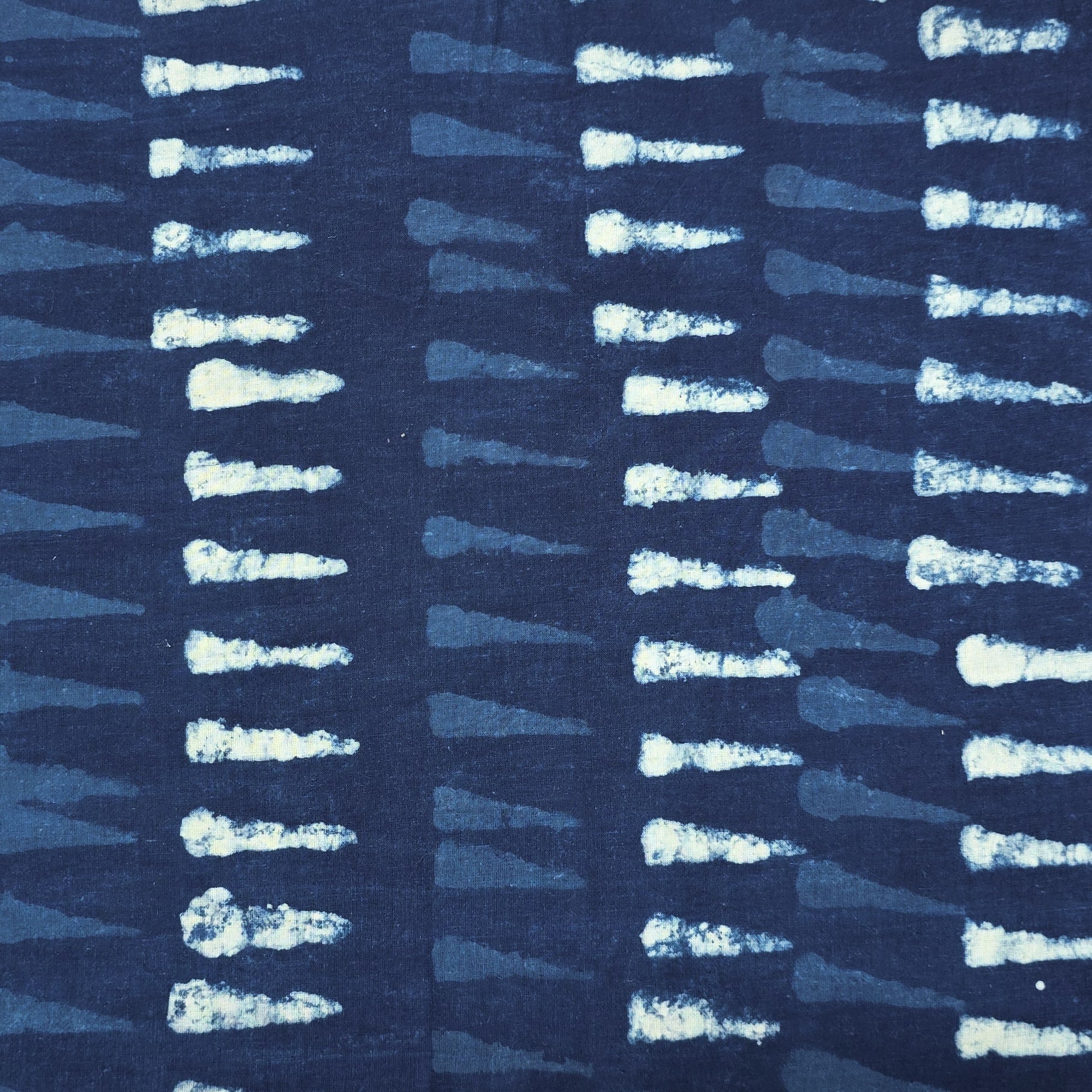 Pure Cotton Indigo Motif Design Hand Block Print Fabric – Sanskruti