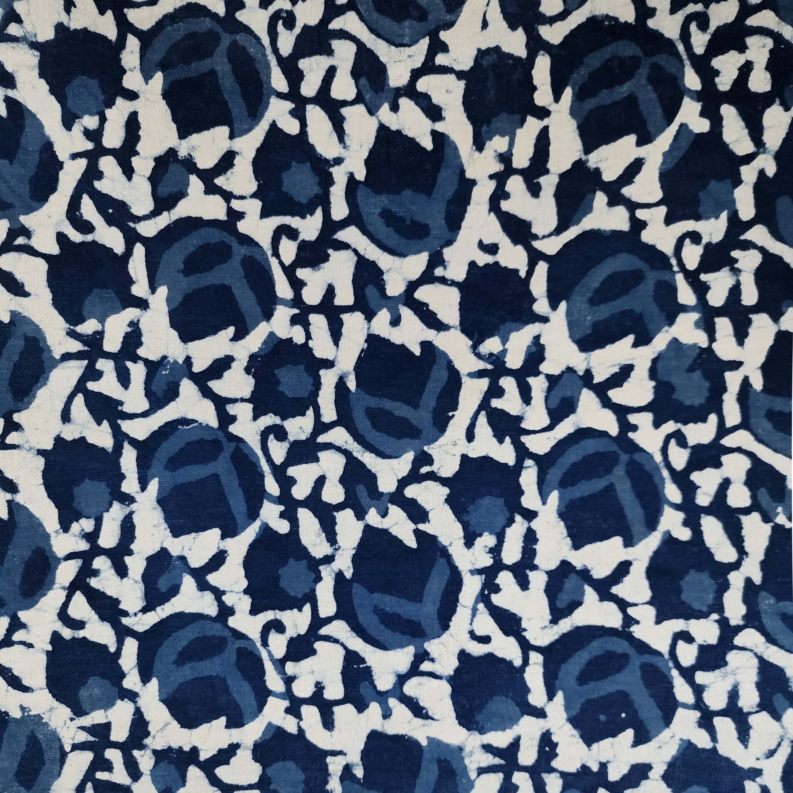 Indigo Fabrics – Buy Online Indigo Fabrics, Indigo Cotton Hand Block ...