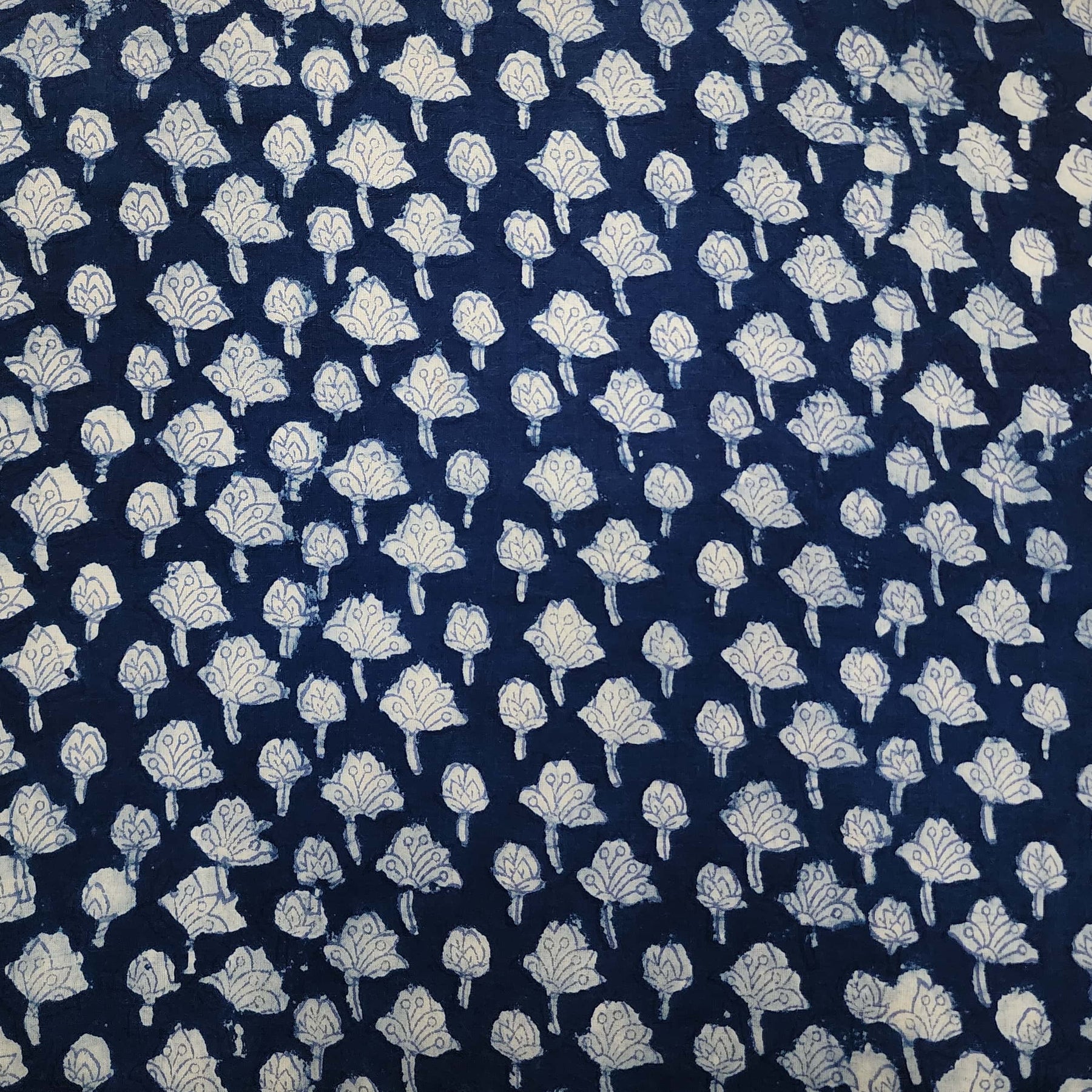 Indigo Fabrics – Buy Online Indigo Fabrics, Indigo Cotton Hand Block ...