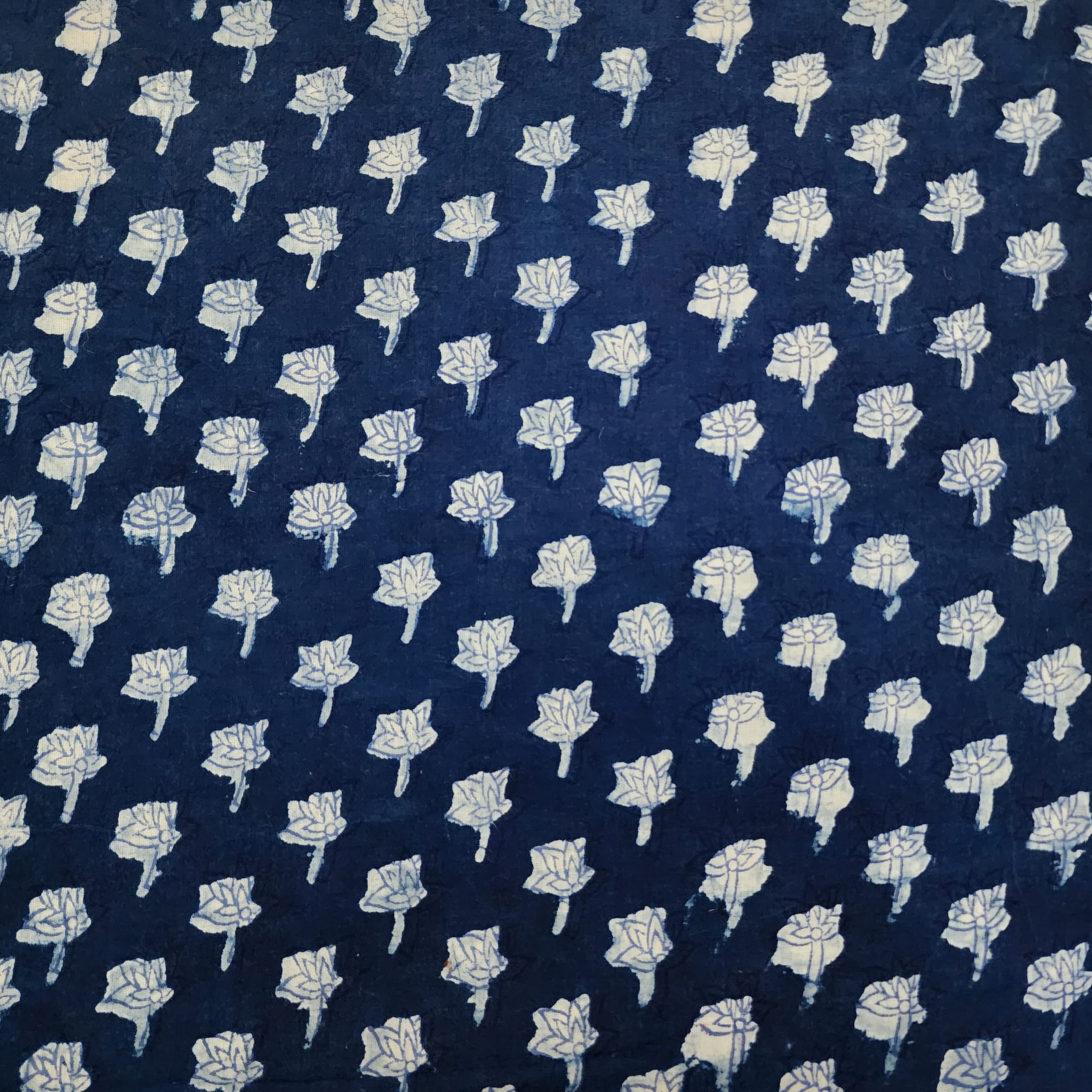 Indigo Fabrics – Buy Online Indigo Fabrics, Indigo Cotton Hand Block ...