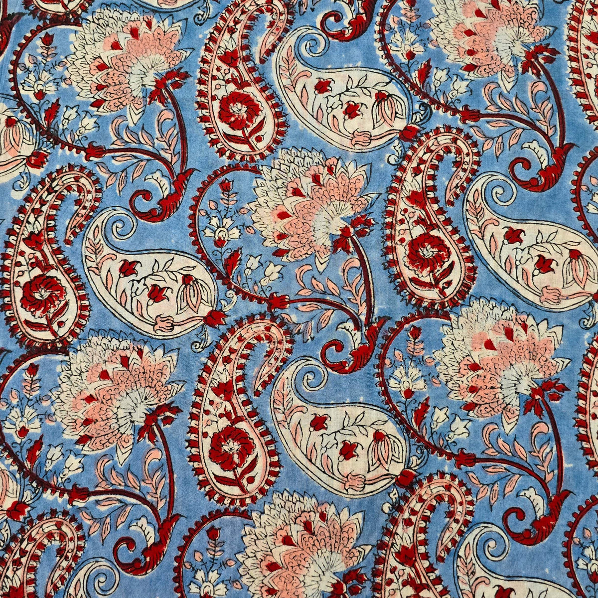 Jaipuri, Mughal , Jaal, Rapid Hand Block Print Cotton Fabrics Online ...