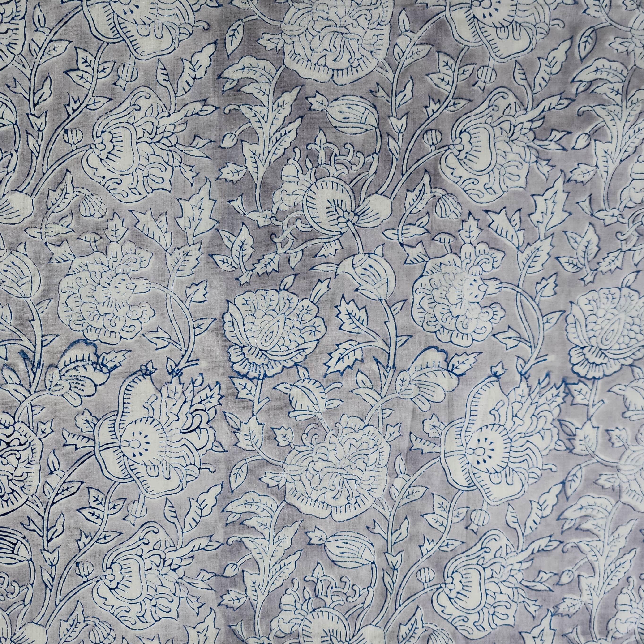 Jaipuri, Mughal , Jaal, Rapid Hand Block Print Cotton Fabrics Online ...