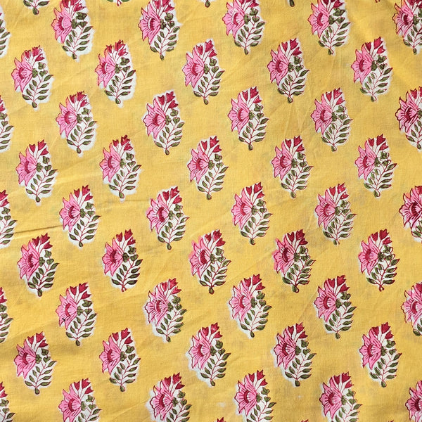 Jaipuri, Mughal , Jaal, Rapid Hand Block Print Cotton Fabrics Online ...