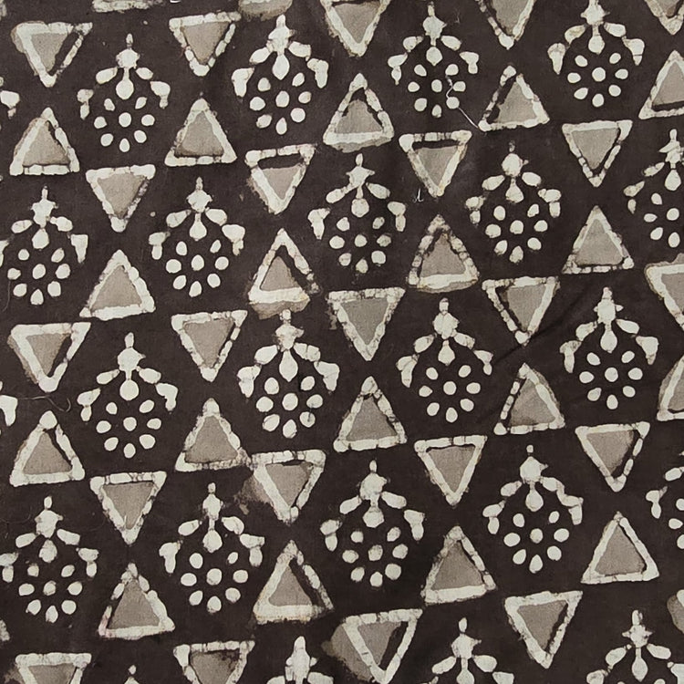 Pure Cotton Kashish Dark Grey With Light Grey With Intricate Design Ha ...