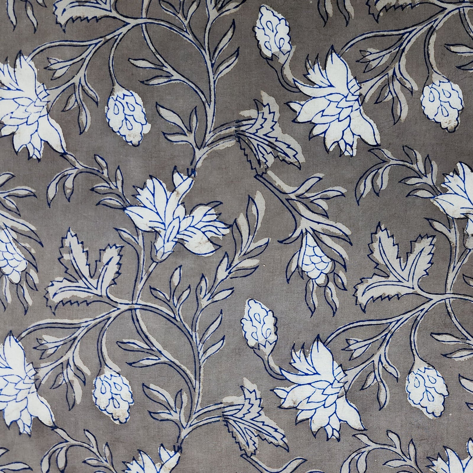 Indigo Fabrics – Buy Online Indigo Fabrics, Indigo Cotton Hand Block ...