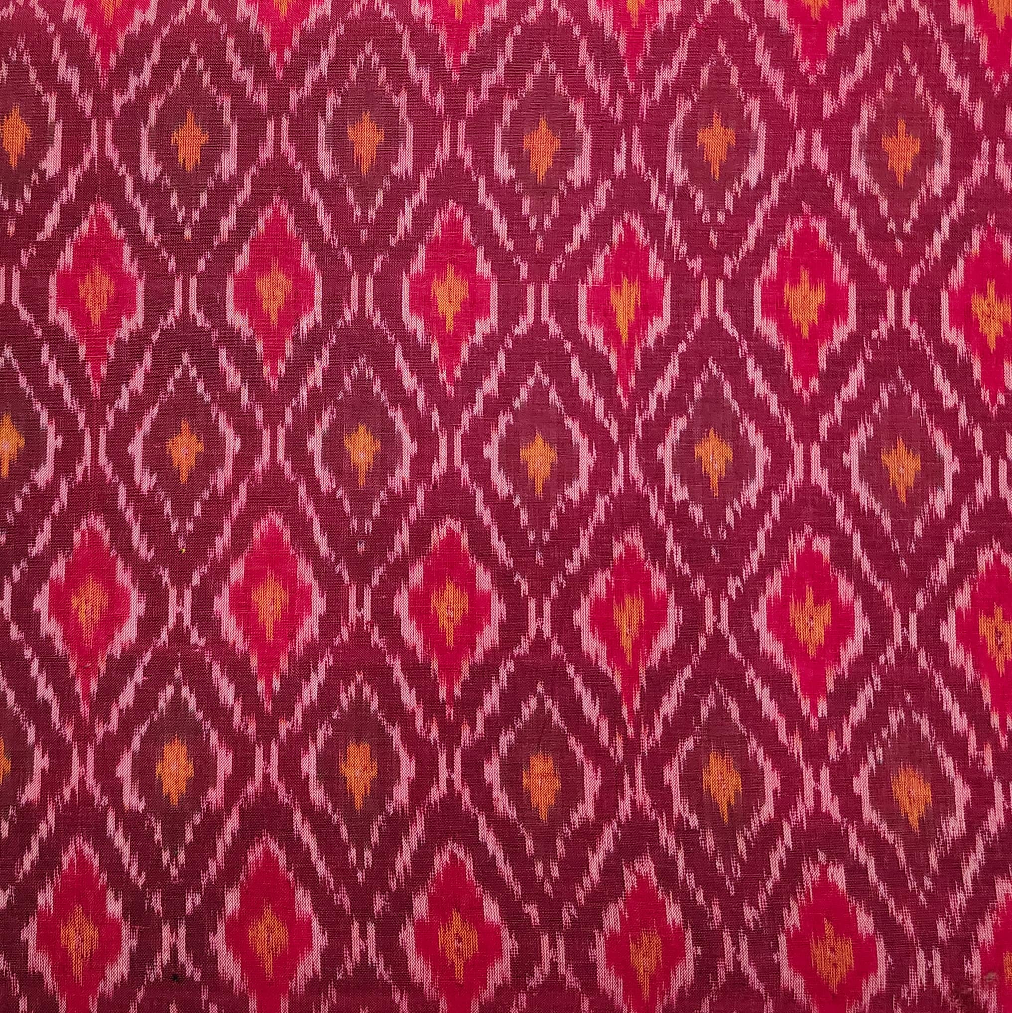 Mercerised Ikkat Fabrics Buy Online from India - Sanskruti