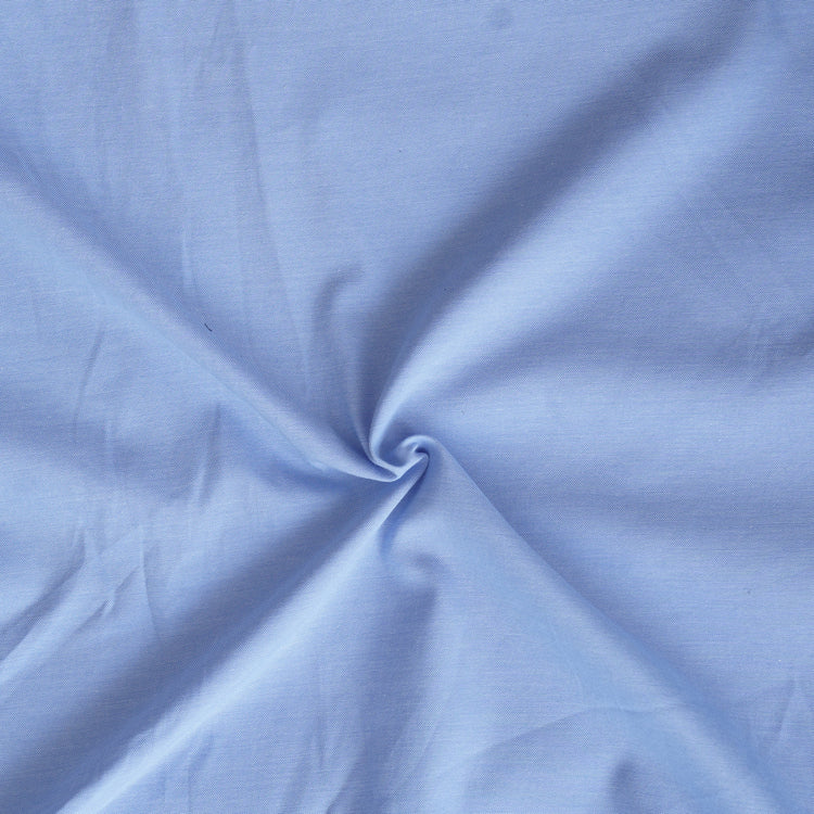 Pure Cotton Plain Blue Fabric – Sanskruti