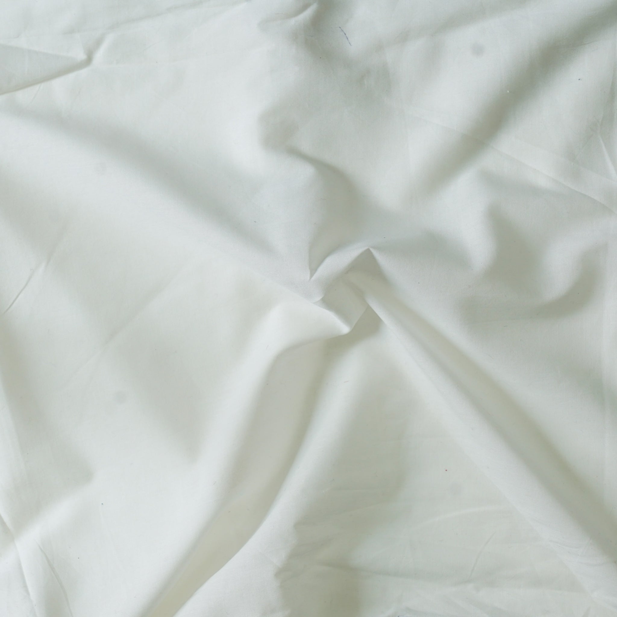 Pure Cotton Plain Dyed Milk White Mul Fabric – Sanskruti